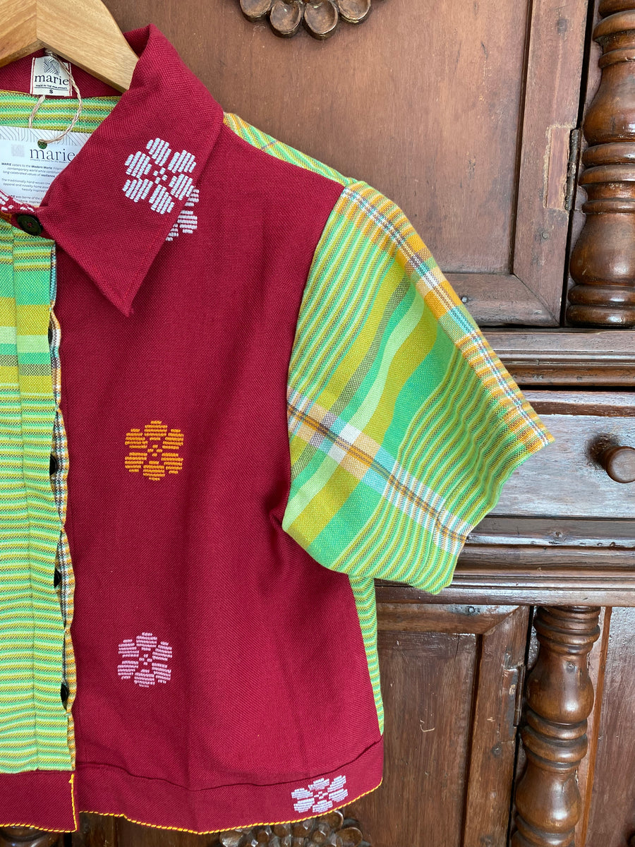 MARIKIT: MIX RED FLOWERS & LORENA / LORENA SLEEVES – DESIGNS BY MARIE