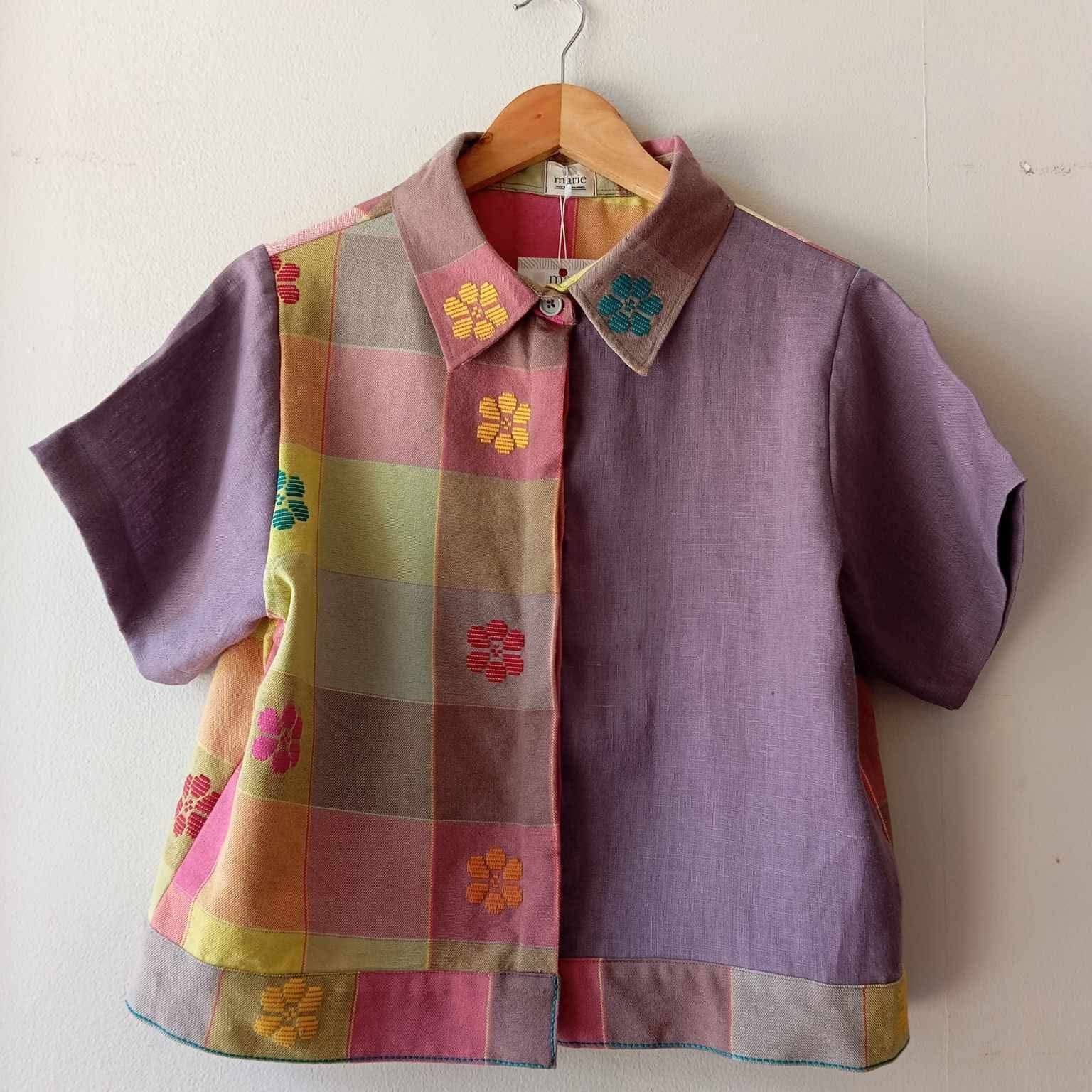 MARIKIT: MIX MICHAELA / SEA FOG LINEN W/ SEA FOG LINEN SLEEVES / MICHA ...