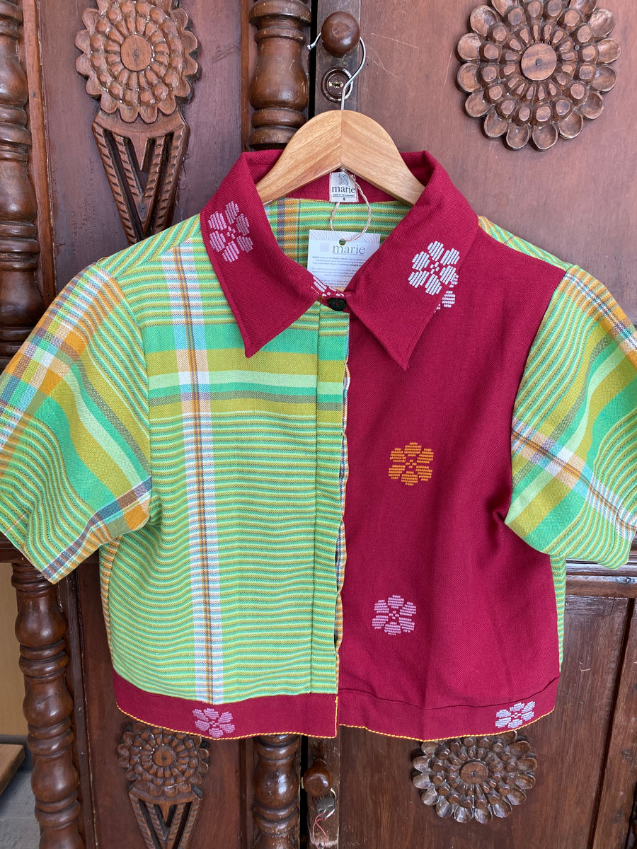 MARIKIT: MIX RED FLOWERS & LORENA / LORENA SLEEVES – DESIGNS BY MARIE