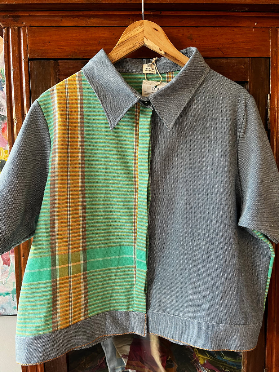 MARIKIT: MIX GABRIELLA & DENIM, DENIM SLEEVES – DESIGNS BY MARIE