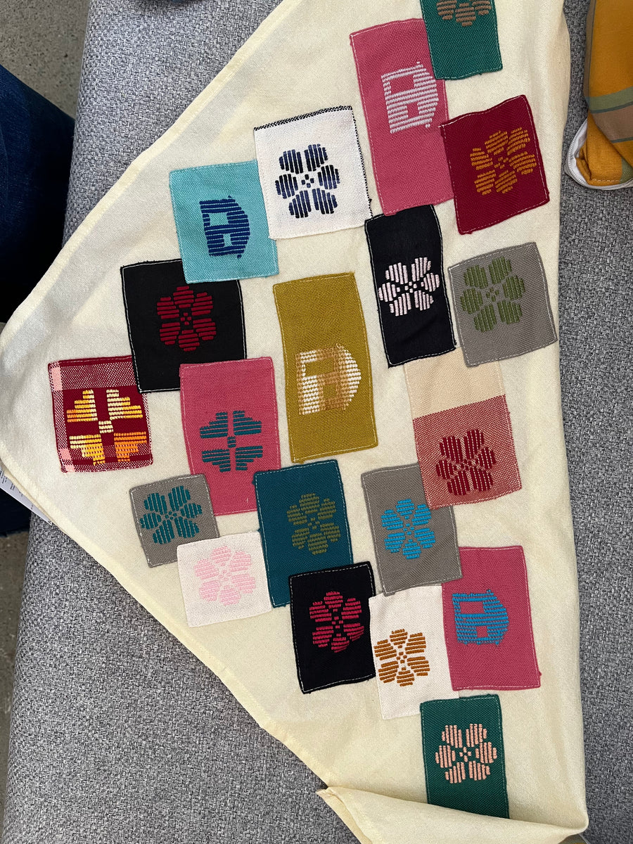 SCARF: WHITE RETASO D1 – DESIGNS BY MARIE