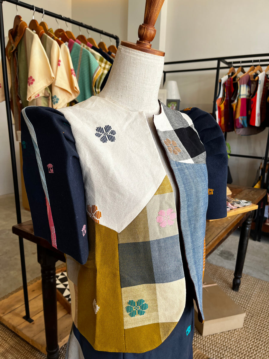 BOLERO: Retaso w/ Midnight Blue Bahay Kubo Sleeves D19- MED – DESIGNS ...